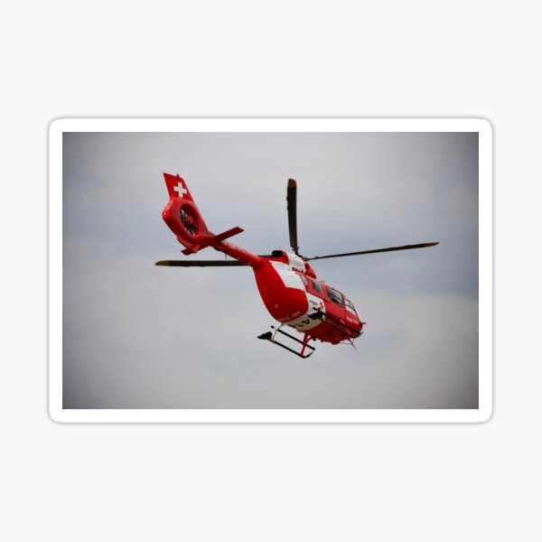 "Rega helicopter" Sticker for Sale by 123clic | Redbubble