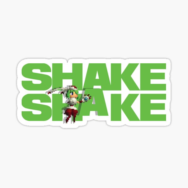 "Shake Shake!" Sticker for Sale by Meanime | Redbubble