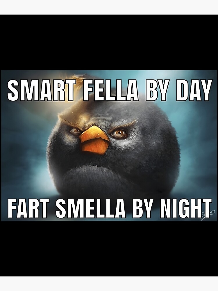 "smart fella by day fart smella by night Classic " Poster for Sale by ...