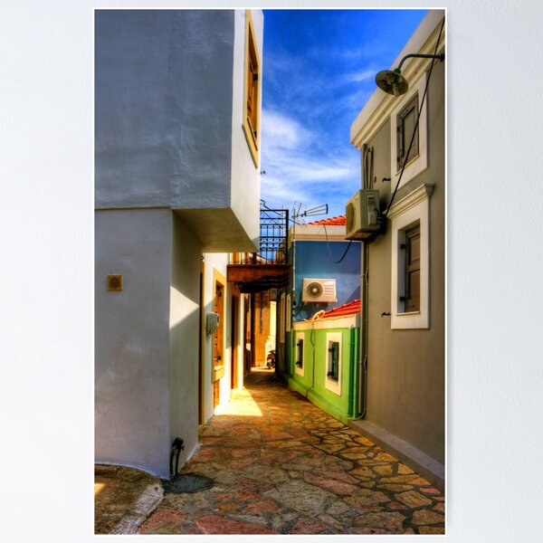 "Chalki Alleyway" Poster for Sale by Tom Gomez | Redbubble