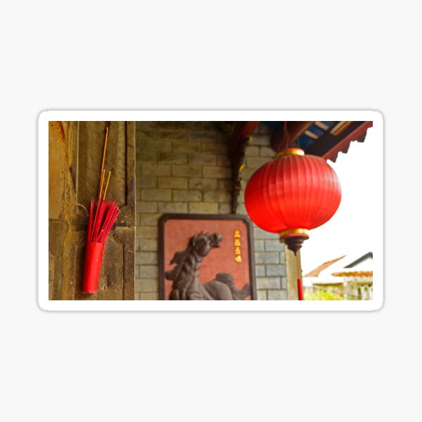 "Incense Sticks and Lantern" Sticker for Sale by jojobob | Redbubble