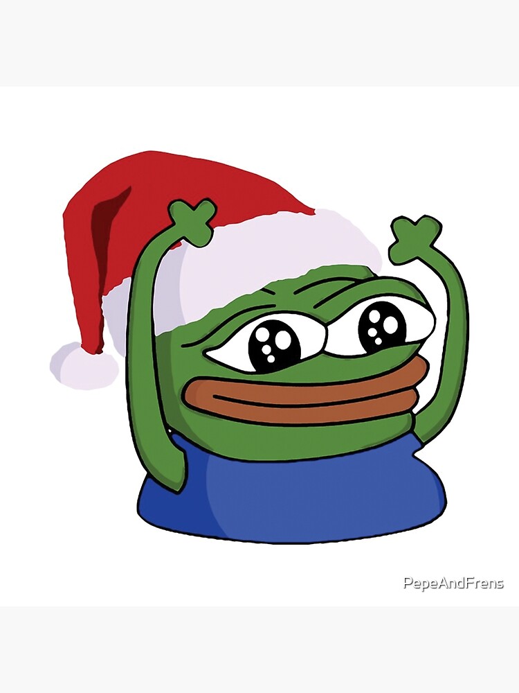 "Christmas Pepe the Frog - Happy Peepo " Poster for Sale by ...