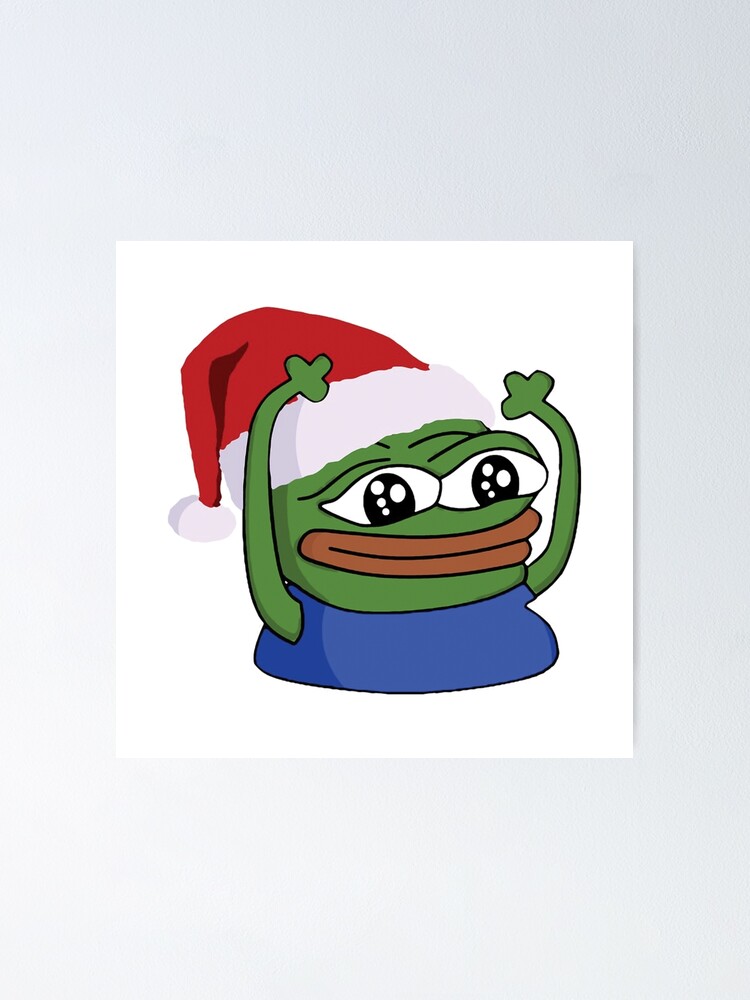"Christmas Pepe the Frog - Happy Peepo " Poster for Sale by ...