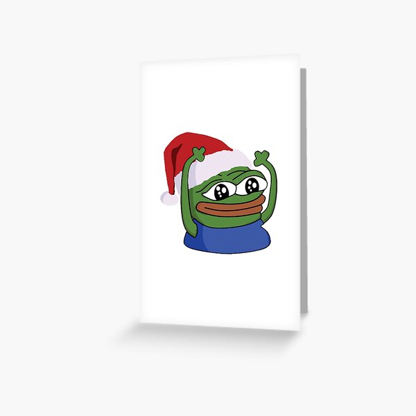 "Christmas Pepe the Frog - Happy Peepo " Greeting Card for Sale by ...
