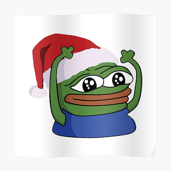 "Christmas Pepe the Frog - Happy Peepo " Poster for Sale by ...