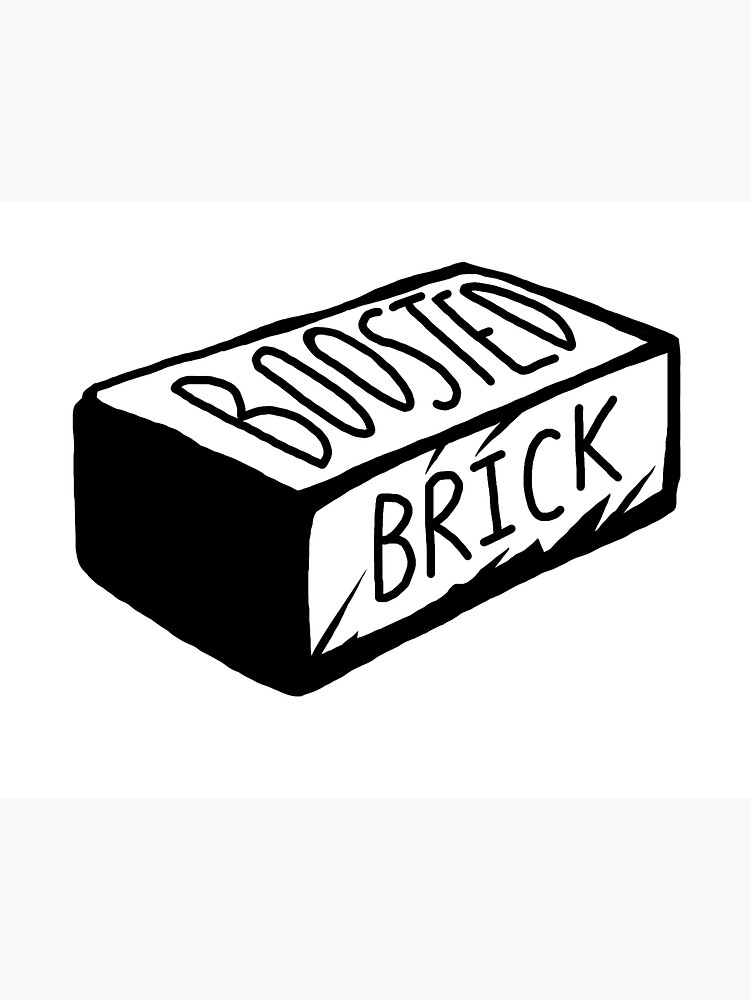"boosted brick car sticker" Sticker for Sale by solana5 | Redbubble