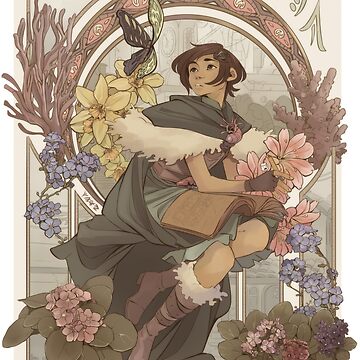 "Marcy Art Nouveau" Sticker for Sale by CuteTanuki-chan | Redbubble