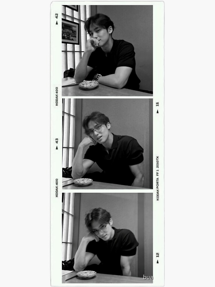 "seventeen mingyu photobooth" Sticker for Sale by bua | Redbubble