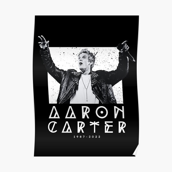 "Aaron Carter" Poster for Sale by Denel-Arts | Redbubble