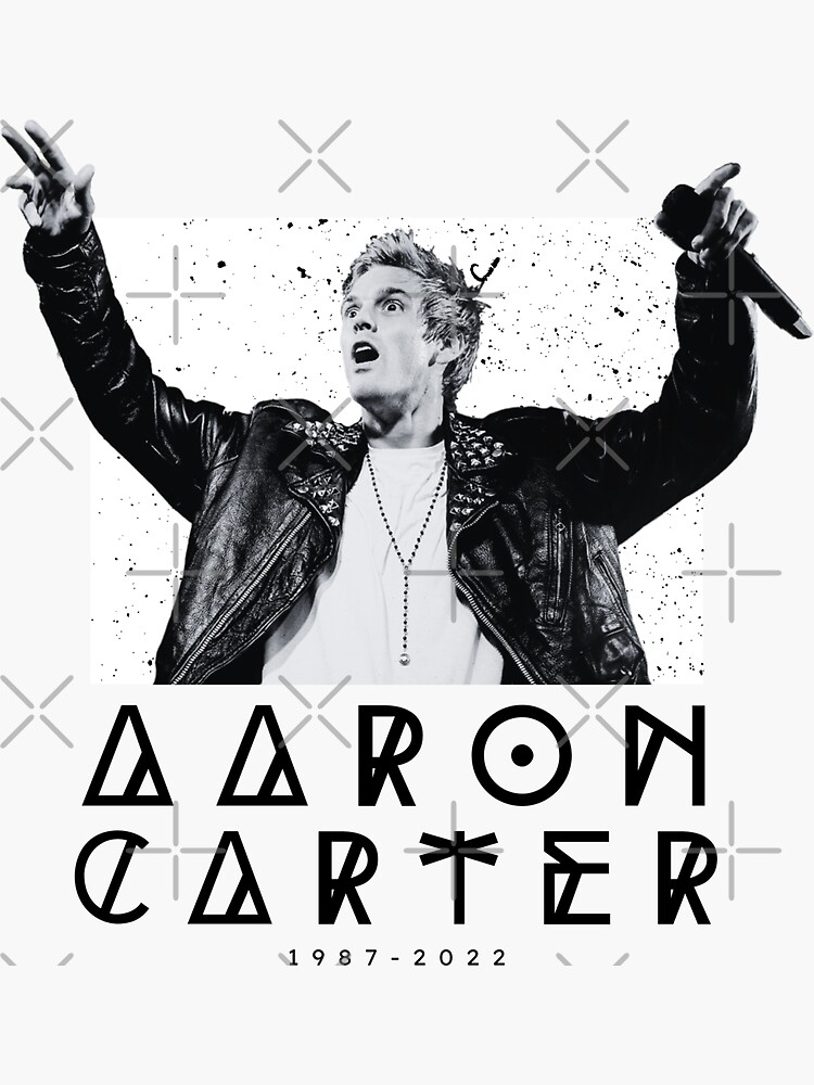 "Aaron Carter" Sticker for Sale by Denel-Arts | Redbubble