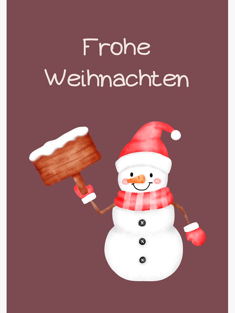 "Frohe Weihnachten, Weihnachtskarte, happy Christmas in German, merry ...