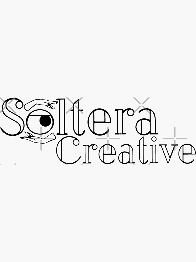 "Soltera Creative Logo" Sticker for Sale by SolteraCreative | Redbubble