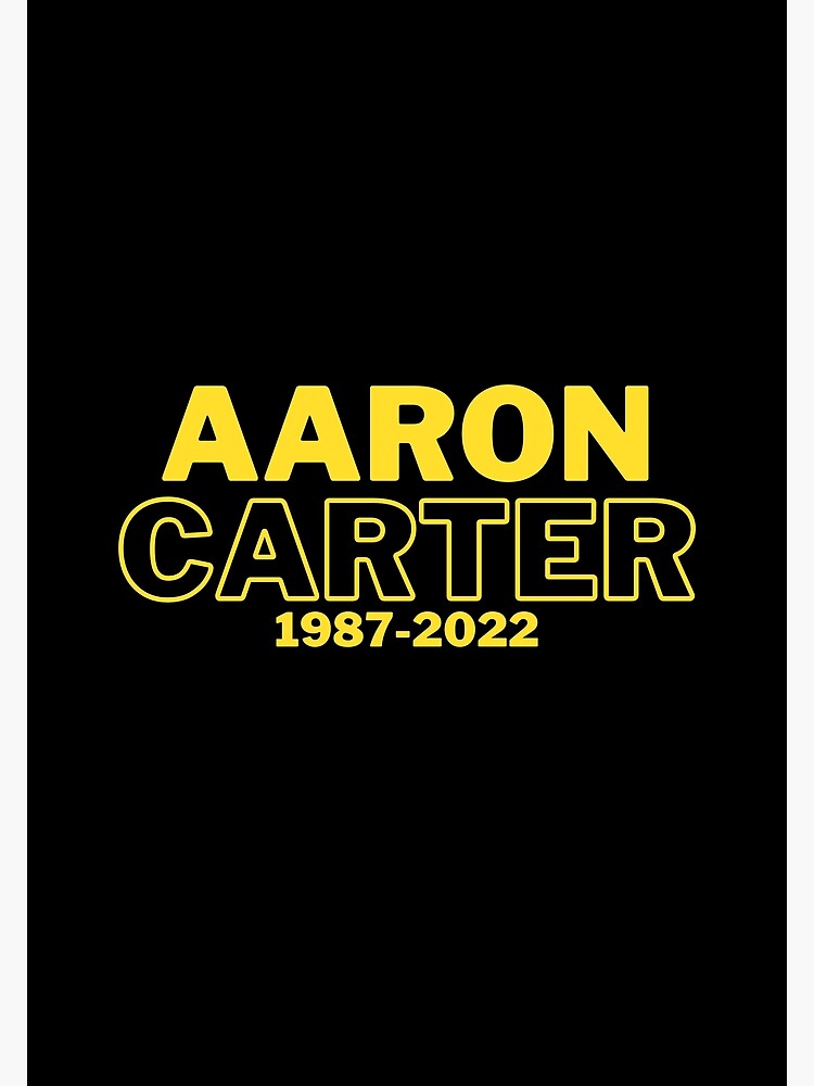 "Aaron Carter" Poster for Sale by Trandiz | Redbubble