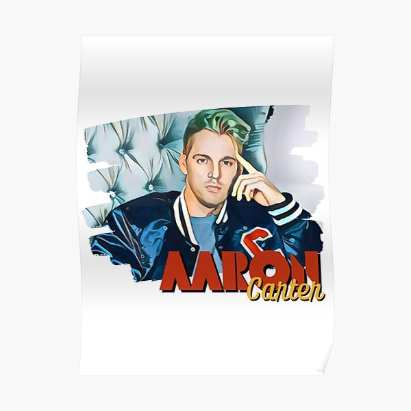 "Aaron Carter" Poster for Sale by Denel-Arts | Redbubble