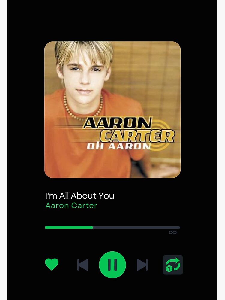 "Aaron Carter" Poster for Sale by Trandiz | Redbubble