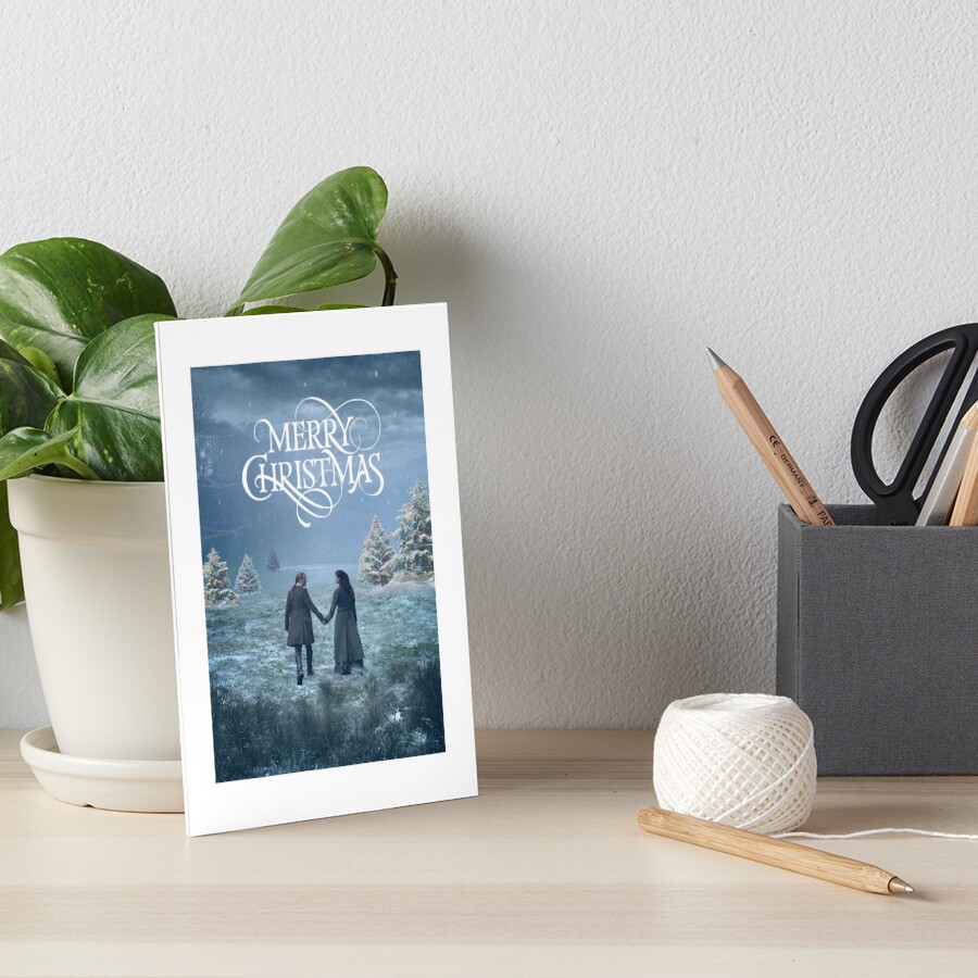 "Outlander - Christmas Card" Greeting Card by chaoticdoodlery | Redbubble