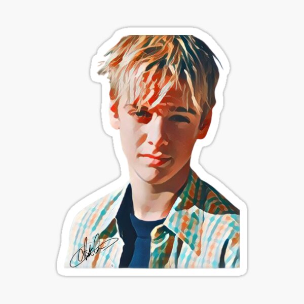 "Aaron Carter" Sticker for Sale by Trandiz | Redbubble