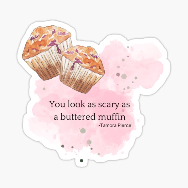 "muffin" Sticker for Sale by BeeOfThePeople | Redbubble