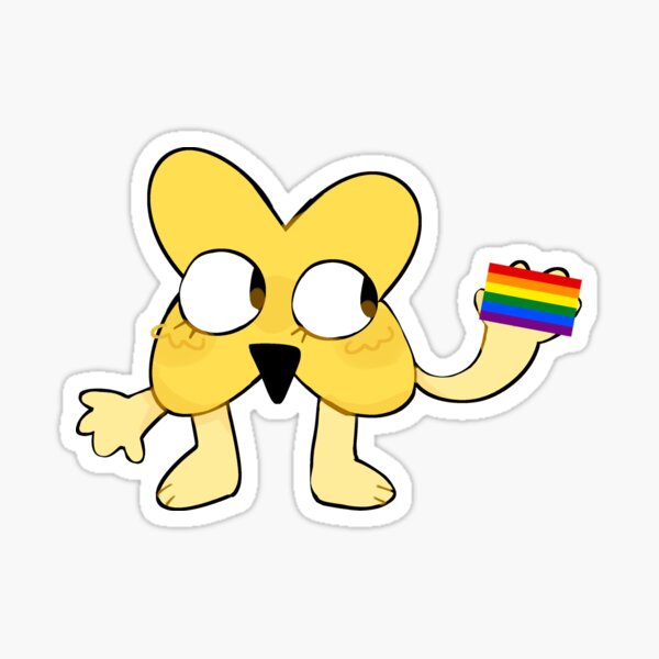 "x bfb pride" Sticker for Sale by eternal-algebra | Redbubble