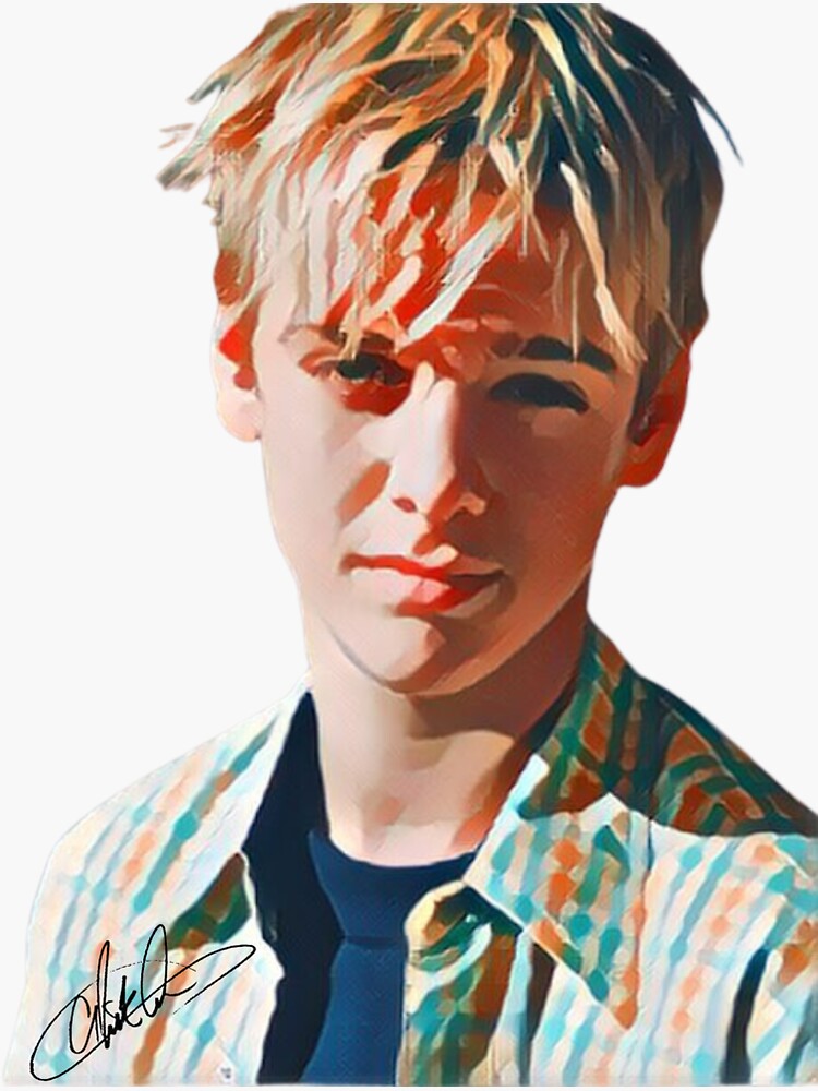 "Aaron Carter" Sticker for Sale by Trandiz | Redbubble