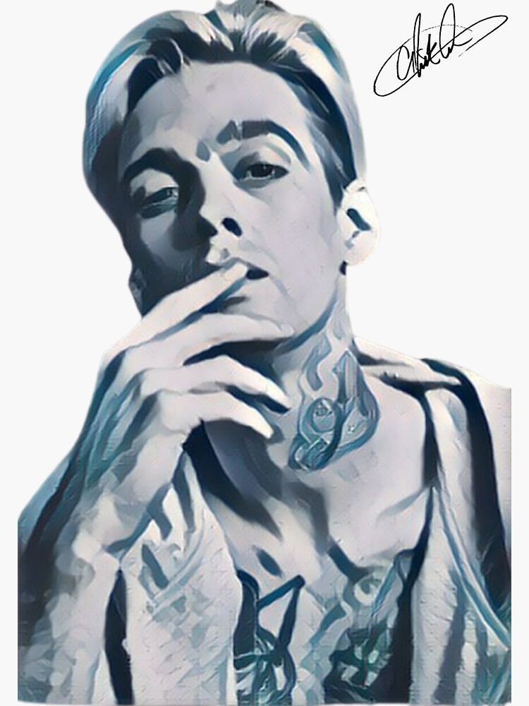 "Aaron Carter" Sticker for Sale by Trandiz | Redbubble