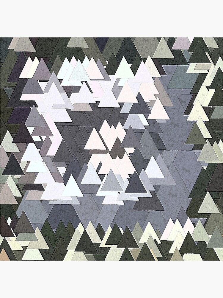 "Abstract Art - Triangles" Poster for Sale by MinnMarArt | Redbubble