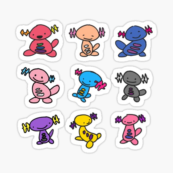 "Pride Wooper Collection" Sticker for Sale by TheFreshness | Redbubble