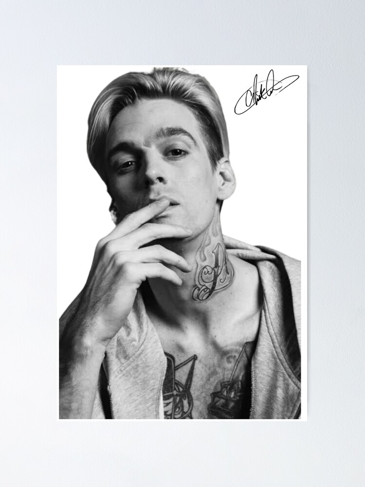 "Aaron Carter" Poster for Sale by Trandiz | Redbubble