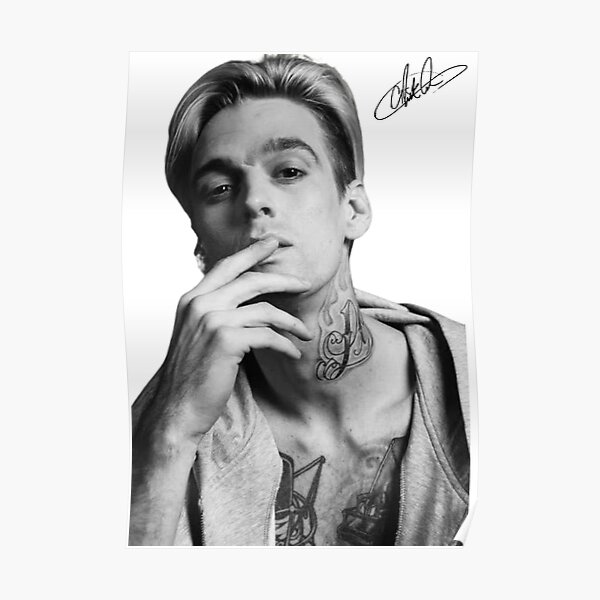 "Aaron Carter" Poster for Sale by Trandiz | Redbubble
