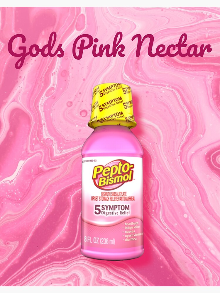 "Gods Pink Nectar " Sticker for Sale by highdeadesigns | Redbubble