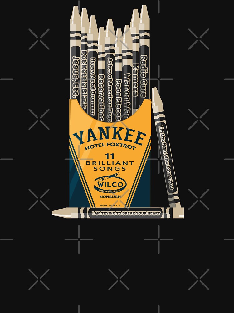"Yankee Hotel Foxtrot Album Crayons" T-shirt for Sale by Lick-Design ...