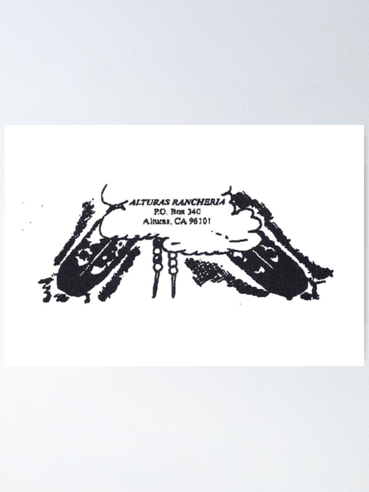 Póster «Bandera de Alturas Indian Rancheria Estados Unidos de América ...