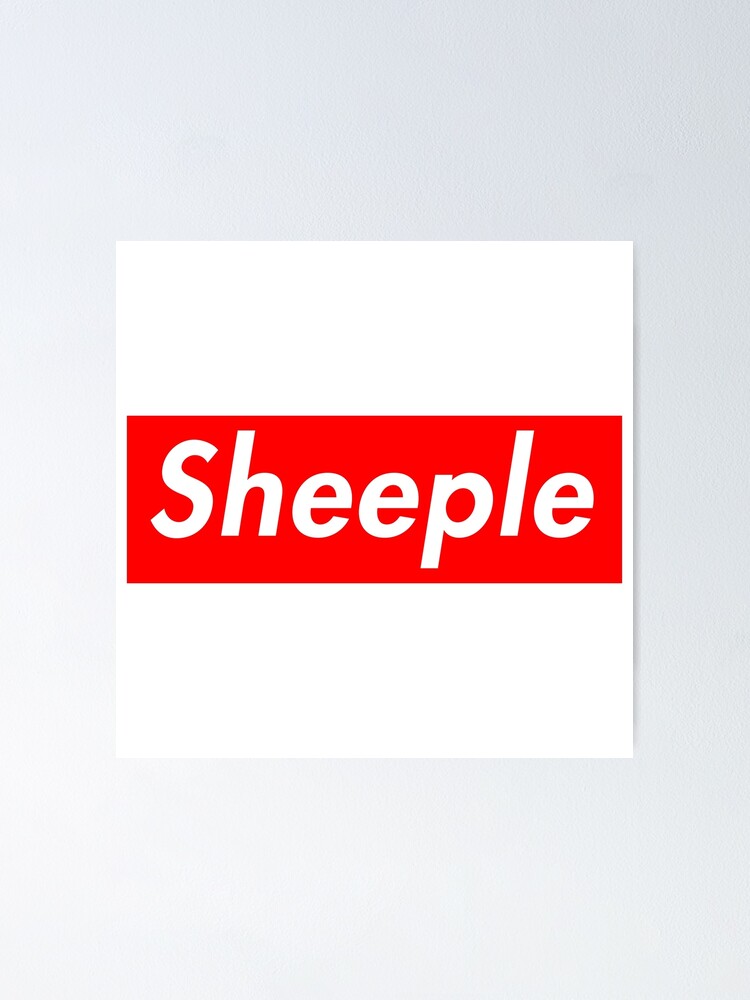 "Sheeple Collection" Poster by pre-malone | Redbubble