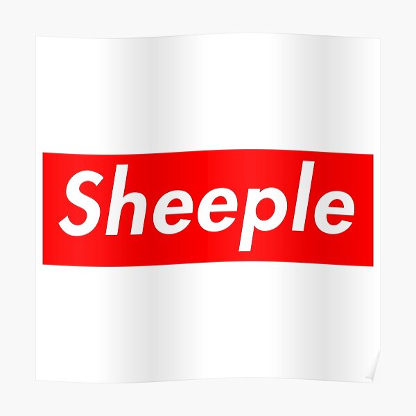 "Sheeple Collection" Poster by pre-malone | Redbubble