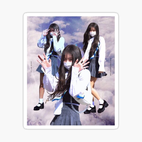 "Kawaii Aesthetic Acubi Fashion Kpop Girl Korean Style 90s" Sticker for ...