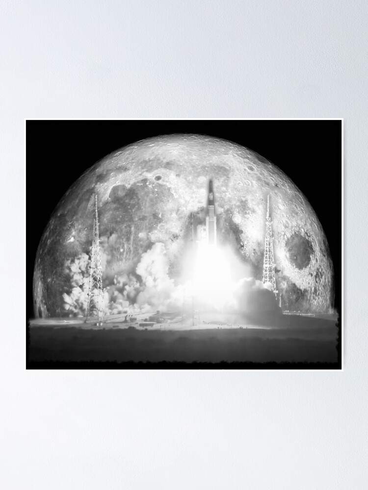 "Welcome Back! Artemis NASA Moon Mission" Poster for Sale by wabisabi ...