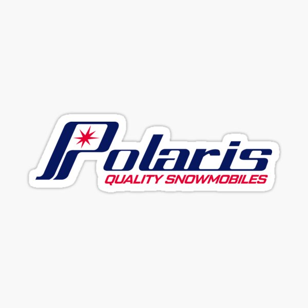"Vintage Polaris Snowmobile Logo" Sticker for Sale by RoadTrain1966 ...