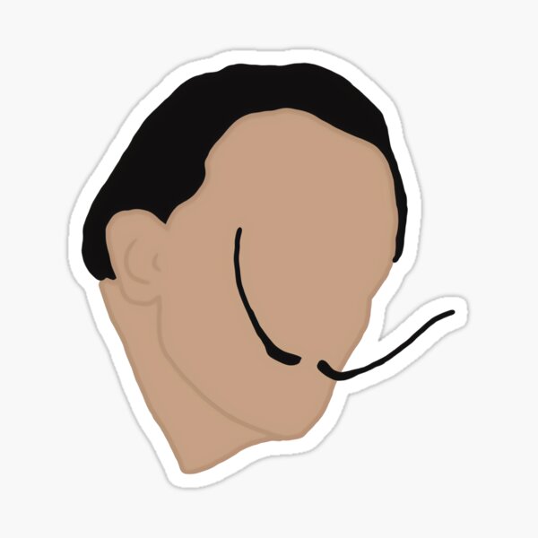 "Salvador Dali" Sticker for Sale by KalipsoArt | Redbubble