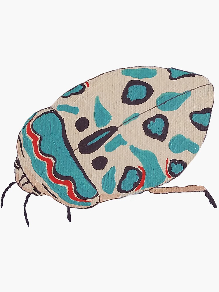 "Picasso Bug (Sphaerocoris annulus) Beetle" Sticker for Sale by ...