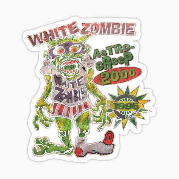 "White zombie" Sticker for Sale by Neonic964 | Redbubble