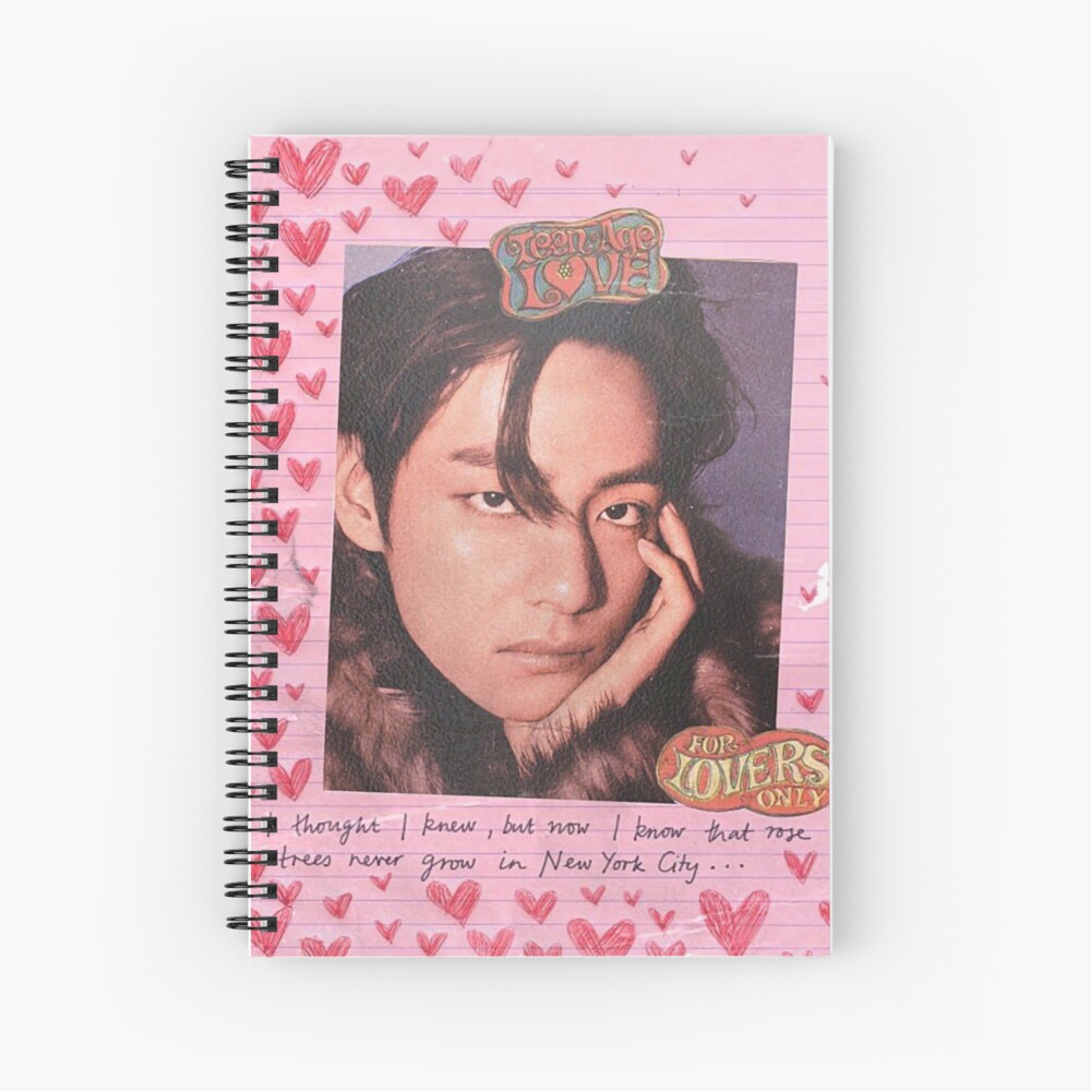 "BTS - V Taehyung Valentine’s Day Love Letter Pink Kawaii Cute ...