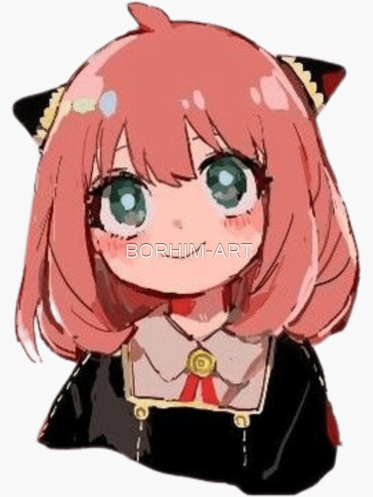 "anya forger" Sticker for Sale by BORHIM-ART | Redbubble