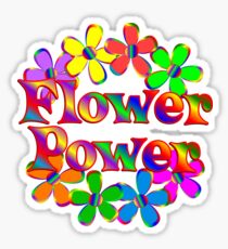 60s Flower Power 1960s Stickers | Redbubble