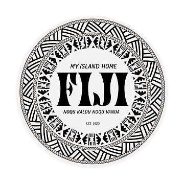 "Unique Fijian Masi Design" Sticker for Sale by CreativeAliFiji | Redbubble