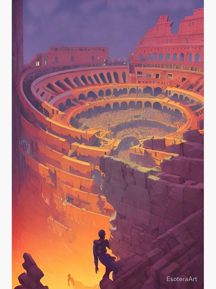 "Outside the Coliseum " Poster for Sale by EsoteraArt | Redbubble