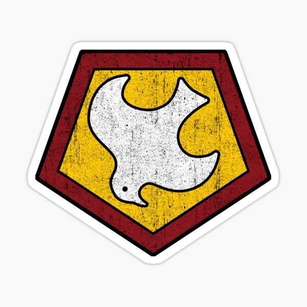 "Peacemaker Symbol" Sticker for Sale by huckblade | Redbubble