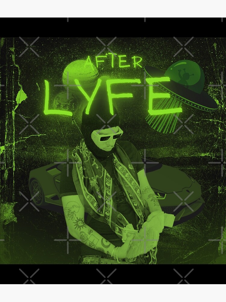 Póster «Afterlyfe Yeat Twizzy Tonka Alien Flexing Racks Trippy Fan Art ...