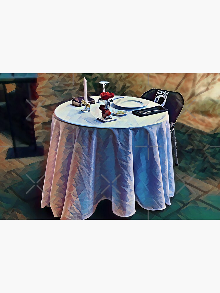 "The Missing Man Table" Sticker for Sale by LarryNaderPhoto | Redbubble