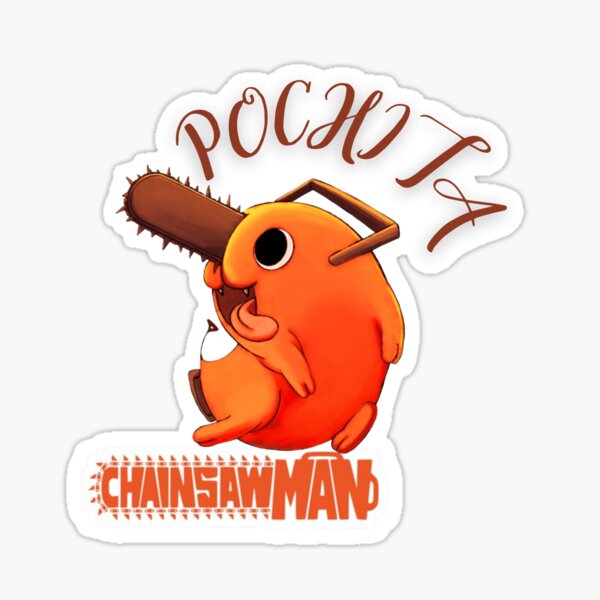 " PoChItA Chainsaw man" Sticker for Sale by bluessky | Redbubble