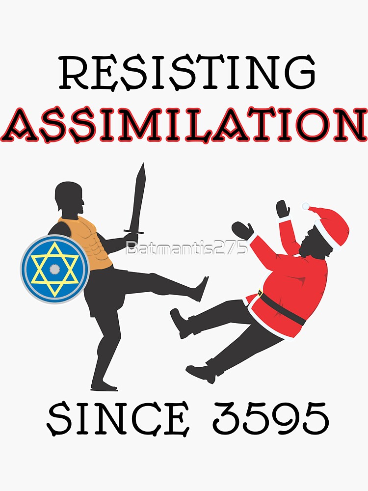 "Resisting Assimilation" Sticker for Sale by Batmantis275 | Redbubble